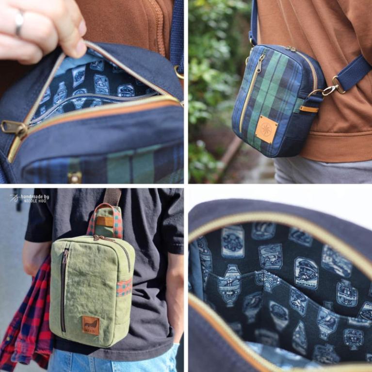 Retro-Bag "Renée" - digitales Schnittmuster von Unikati Bag Design